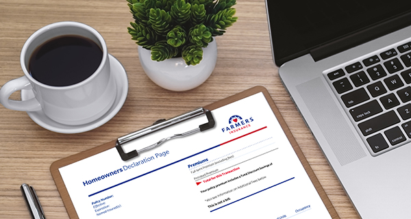 What Is a Homeowners Insurance Declarations Page? : Farmers Insurance®